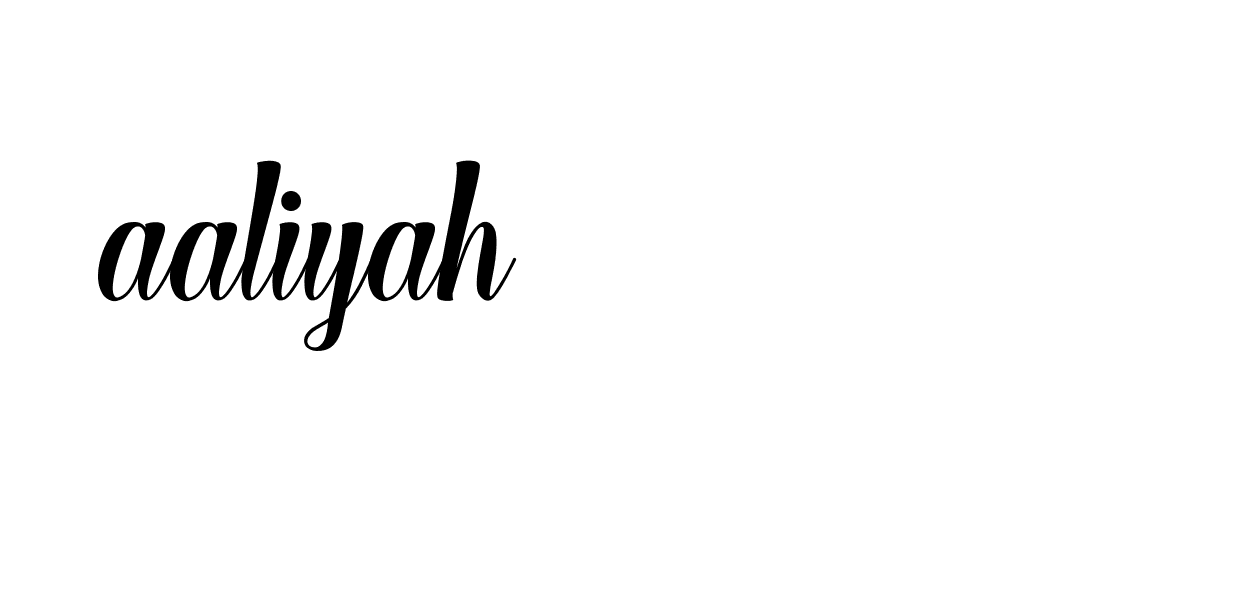 87+ Aaliyah- Name Signature Style Ideas | Professional ESignature