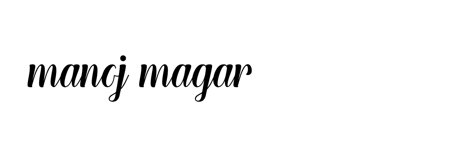 95+ Manoj-magar- Name Signature Style Ideas | Ideal Autograph