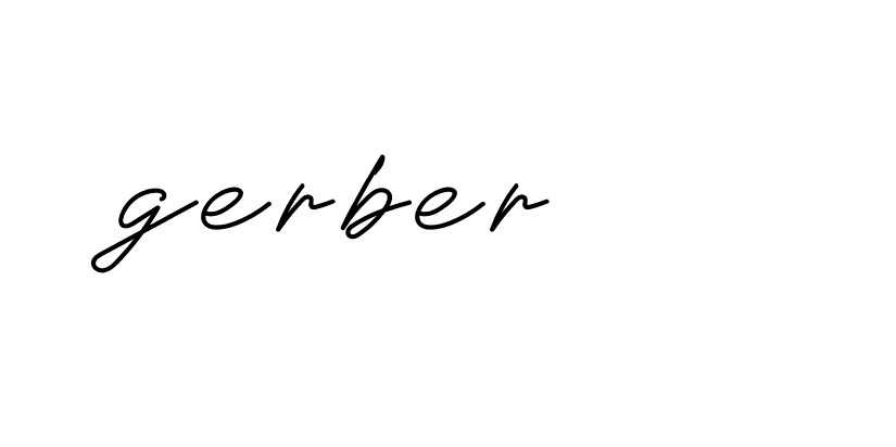 82+ Gerber Name Signature Style Ideas | Awesome E-Sign